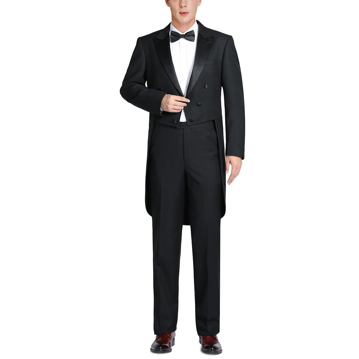 201-1FD Men's Classic Fit Peak Lapel Full Dress Tuxedo – KevinJamesMenswear